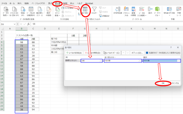 エクセルで箱ひげ図を作成する方法 - Genial Technology